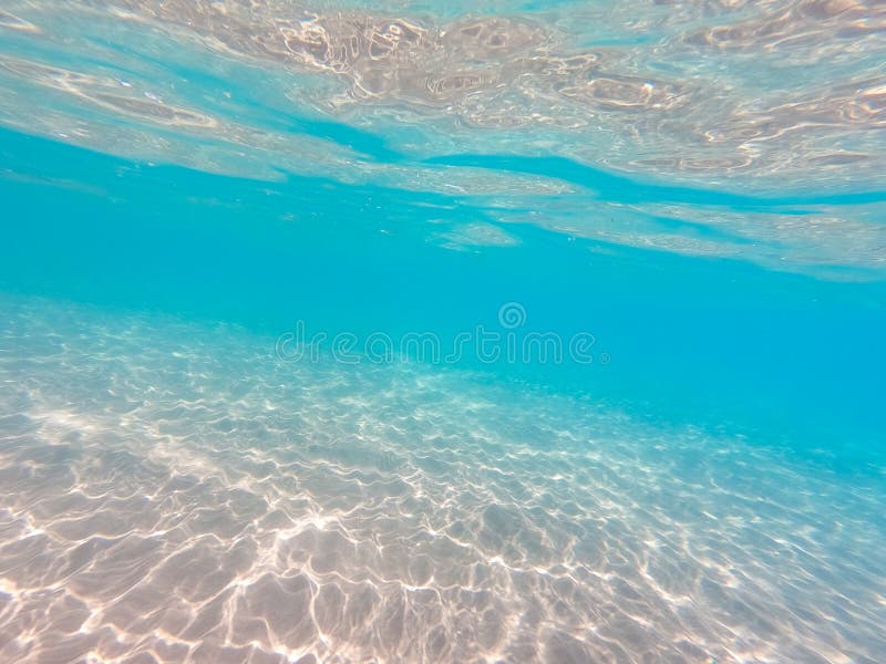 Underwater Background with Sandy Sea Bottom. Beautiful Texture of the ...