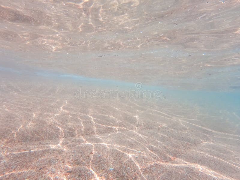 Underwater Background with Sandy Sea Bottom. Beautiful Texture of the ...