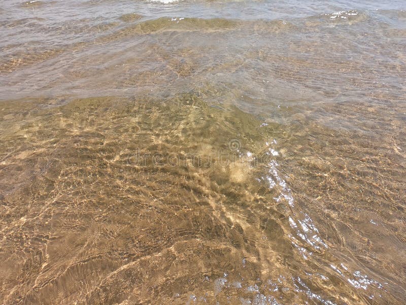 Underwater Background with Sandy Sea Bottom. Beautiful Texture of the ...