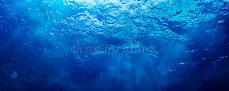 Underwater Background with a Serene, Blue Gradient from Shallow To ...