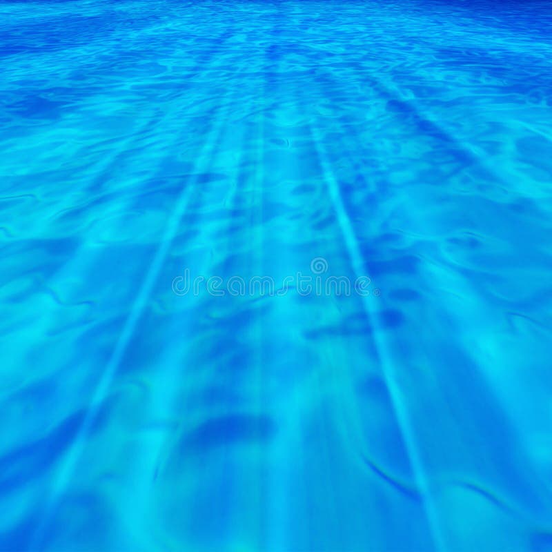 Underwater Blue Sea Water Background Stock Image - Image of sunbeam ...