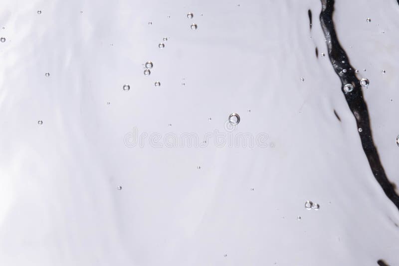 Underwater Bubble Texture on White Background. Water with Bubbles Stock ...