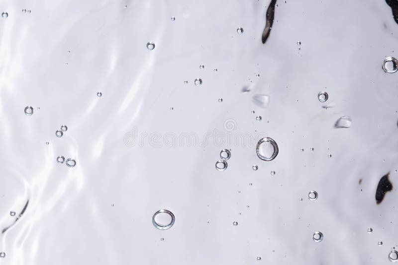 Underwater Bubble Texture on White Background. Water with Bubbles Stock ...