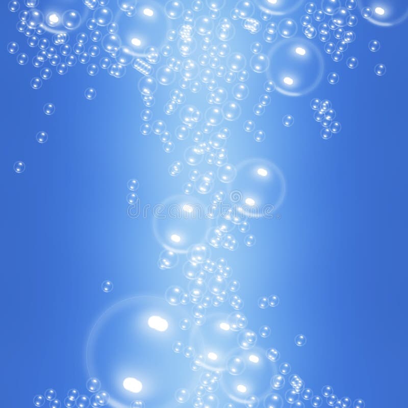 Underwater bubbles stock vector. Illustration of drink - 5282176