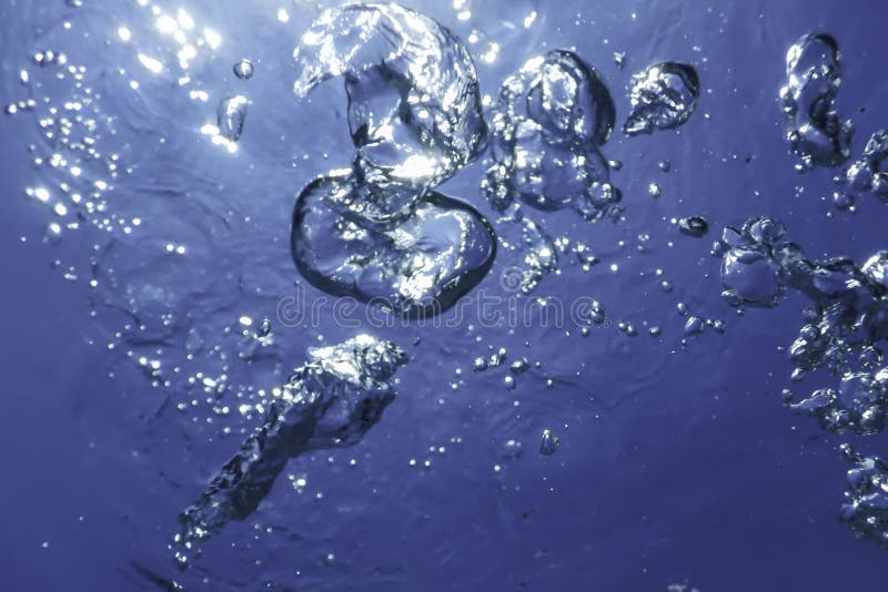 Underwater Bubbles Sunlight, Underwater Background Bubbles Water ...
