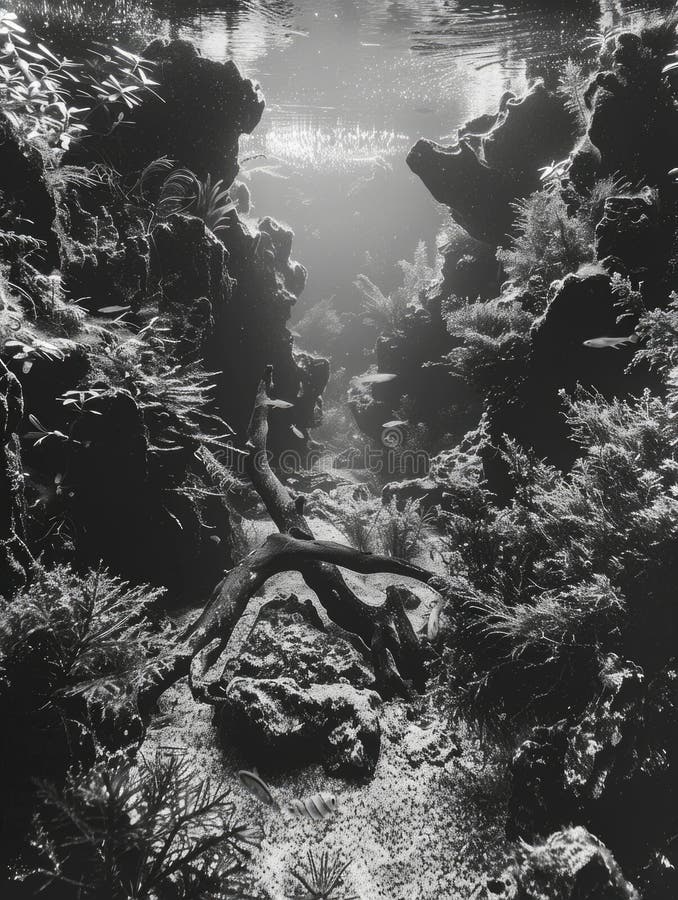 Underwater Cave Diving stock image. Image of darkness - 367189835