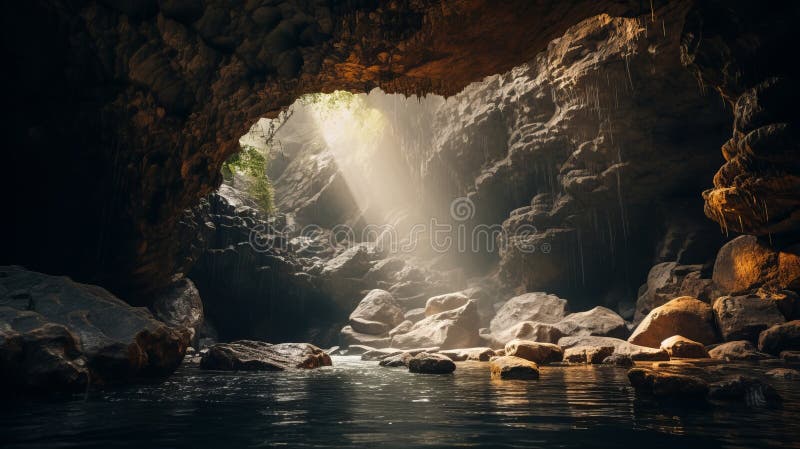 Serene and Calming Cave: a Tropical Symbolism of Sublime Wilderness ...