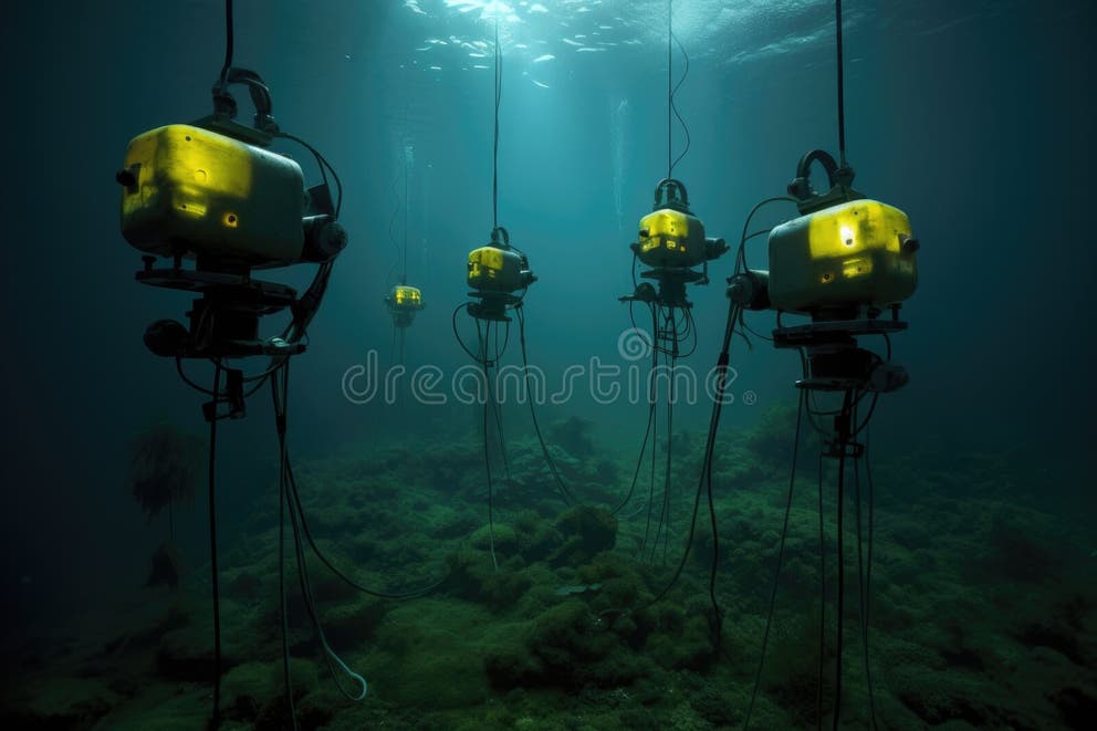 Underwater Communication Devices for Exploration Stock Photo - Image of ...