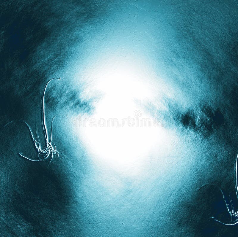 Underwater Creatures in a Dark Blue Cavern Stock Illustration ...