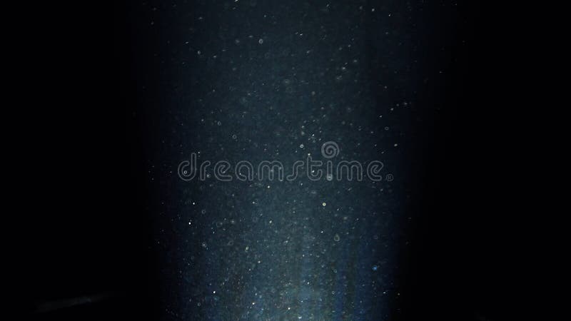 Underwater Depth with Floating Particles Stock Image - Image of black ...