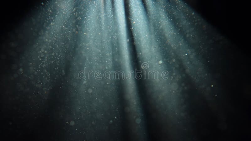 Underwater Depth with Floating Particles Stock Image - Image of depth ...