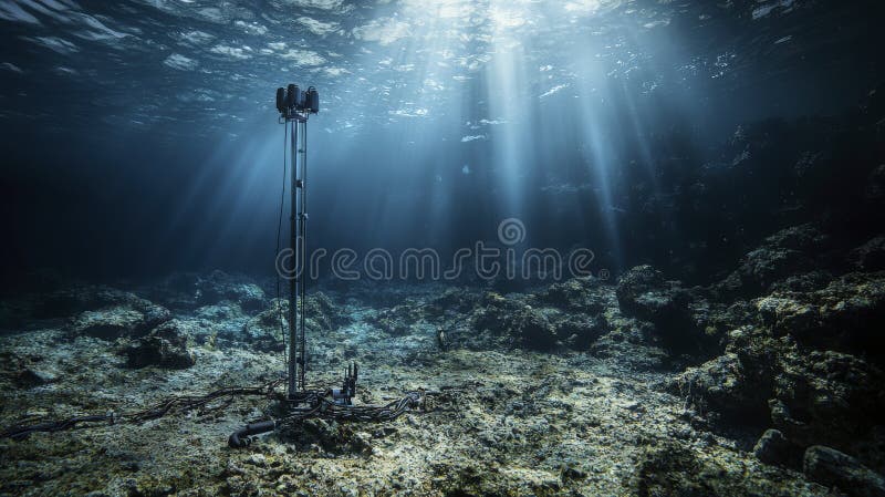 Underwater Detection System Tracking Earthquake Activity Ocean Floor ...