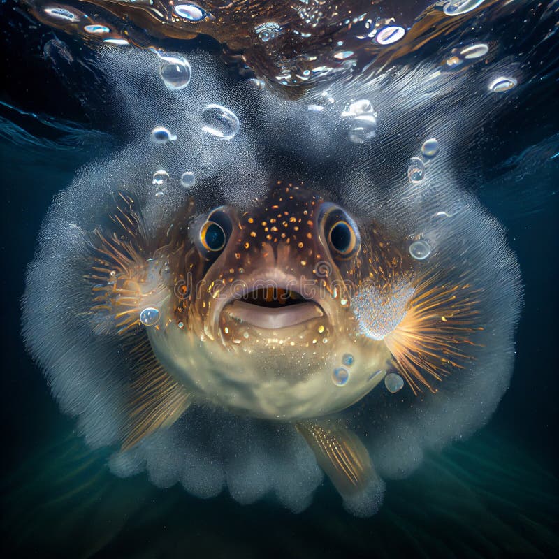 Underwater Dramatic Photo Upshot Stock Illustration - Illustration of ...