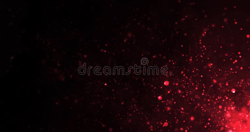 Underwater Dust Particles Moving Under Rim Light Tiny Source . Stock ...