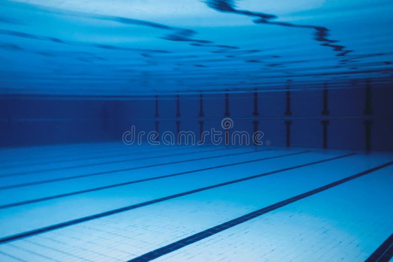 Underwater Empty Swimming Pool. Stock Photo - Image of pool, empty ...