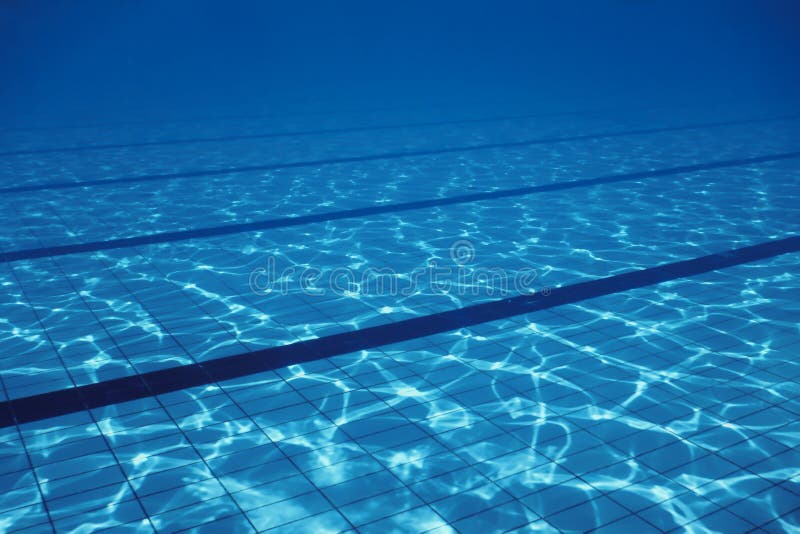 Underwater Empty Swimming Pool Stock Image - Image of healthy, swim ...