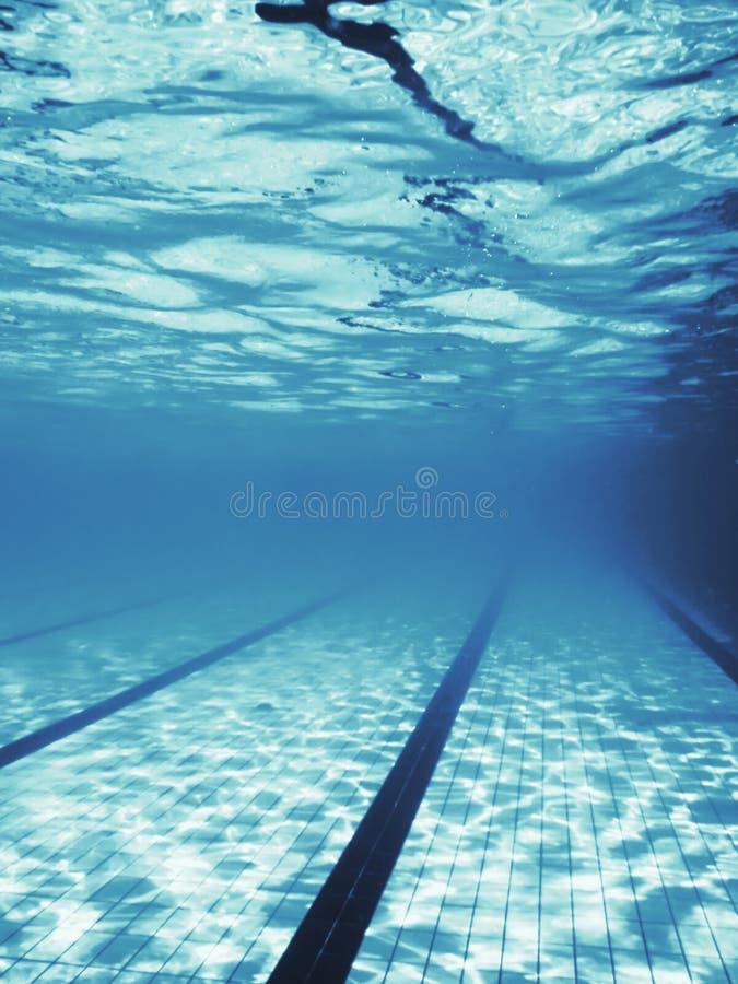 Underwater Empty Swimming Pool Stock Image - Image of color, fitness ...