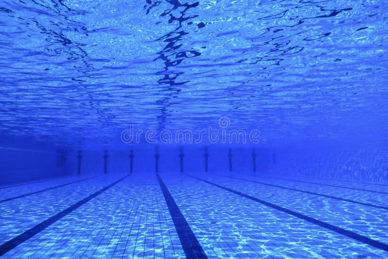 Underwater Empty Swimming Pool Background Stock Photo - Image of color ...