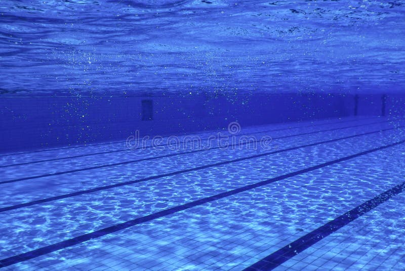 Underwater Empty Swimming Pool Background Stock Image - Image of pool ...