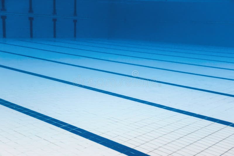 Underwater Empty Swimming Pool. Stock Photo - Image of active, clean ...