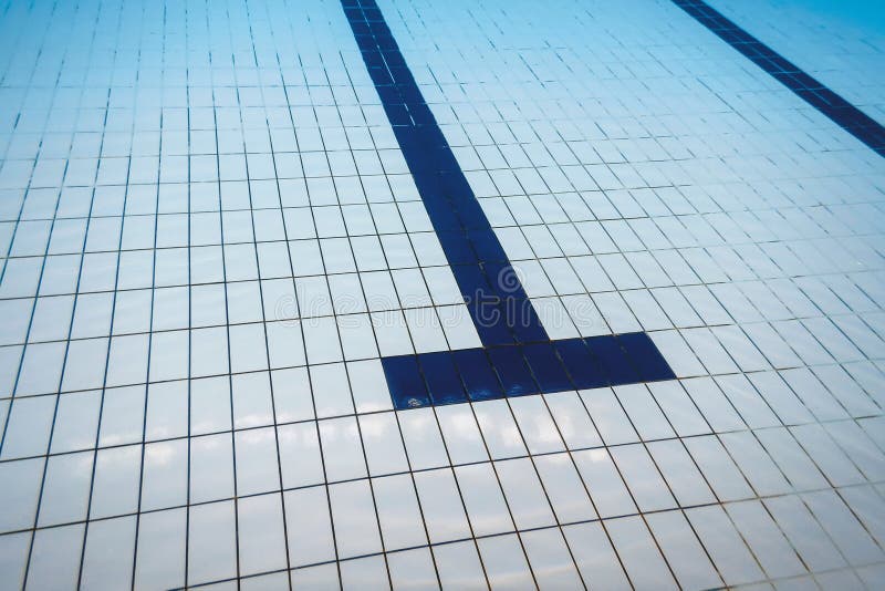Underwater Empty Swimming Pool. Stock Photo - Image of recreation ...