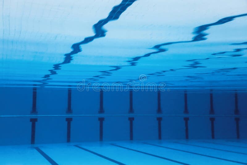 Underwater Empty Swimming Pool. Stock Image - Image of swimming ...