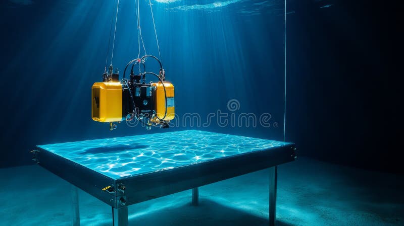Underwater Equipment Testing Platform Submerged Technology Precision ...