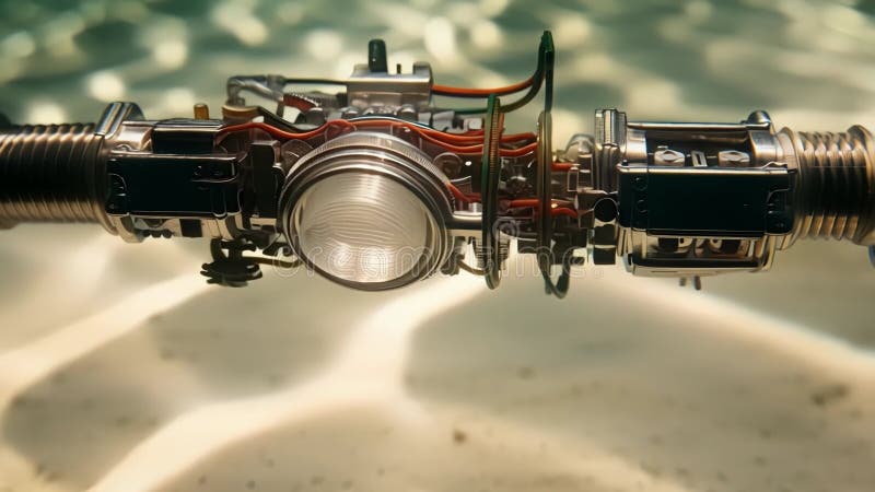 Underwater Exploration Device Analyzing Seabed Composition Stock Video ...