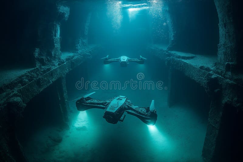 Underwater Exploration of a Sunken Structure Using Advanced Drones ...