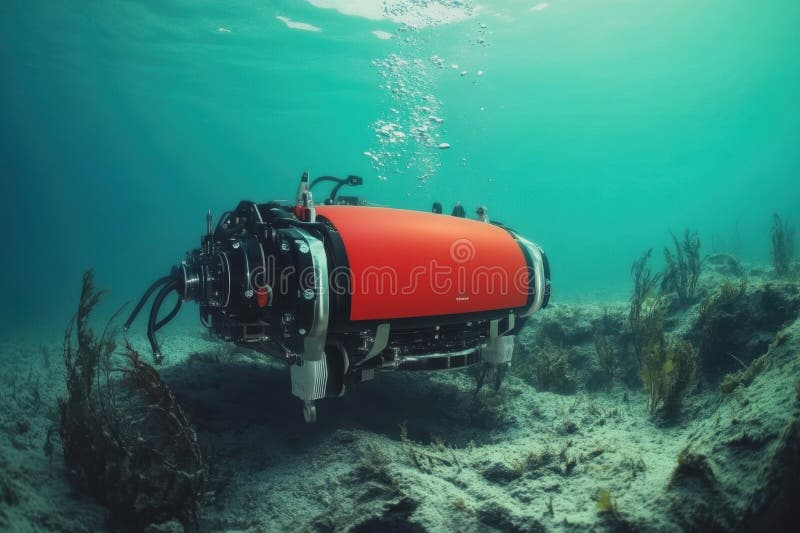 Underwater Exploration Vehicle Navigates Ocean Depths for Research and ... Underwater Exploration Vehicle Navigates Ocean Depths for Research and ...