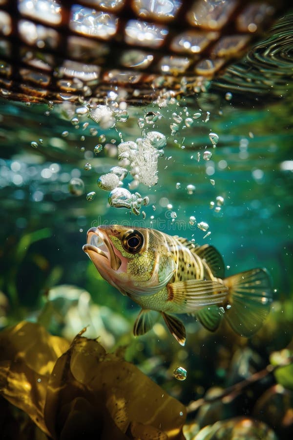 Underwater Fish Feeder Interaction Study Behavior Feeding Techniques ...