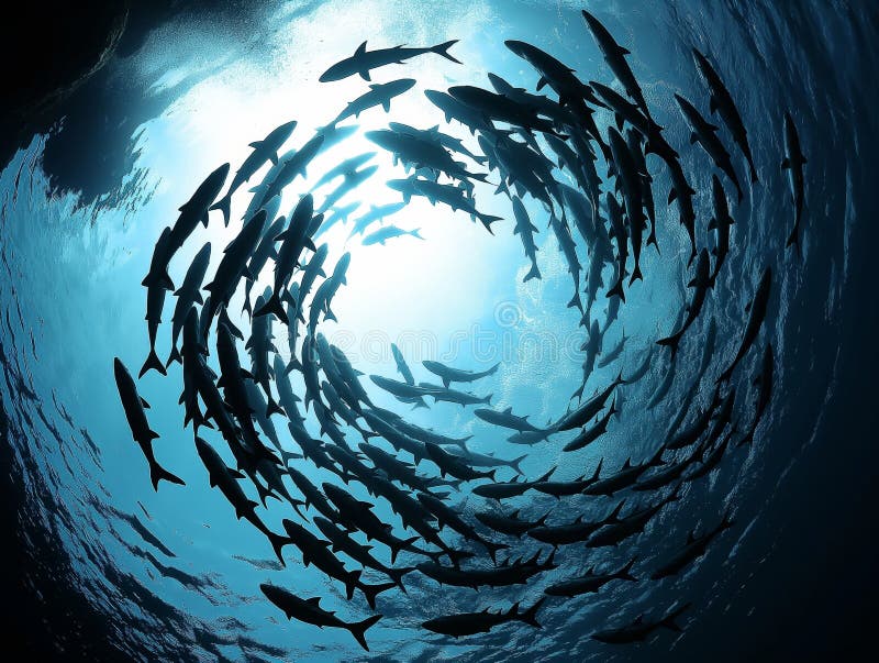 Underwater Fish Schooling stock image. Image of pattern - 316661675