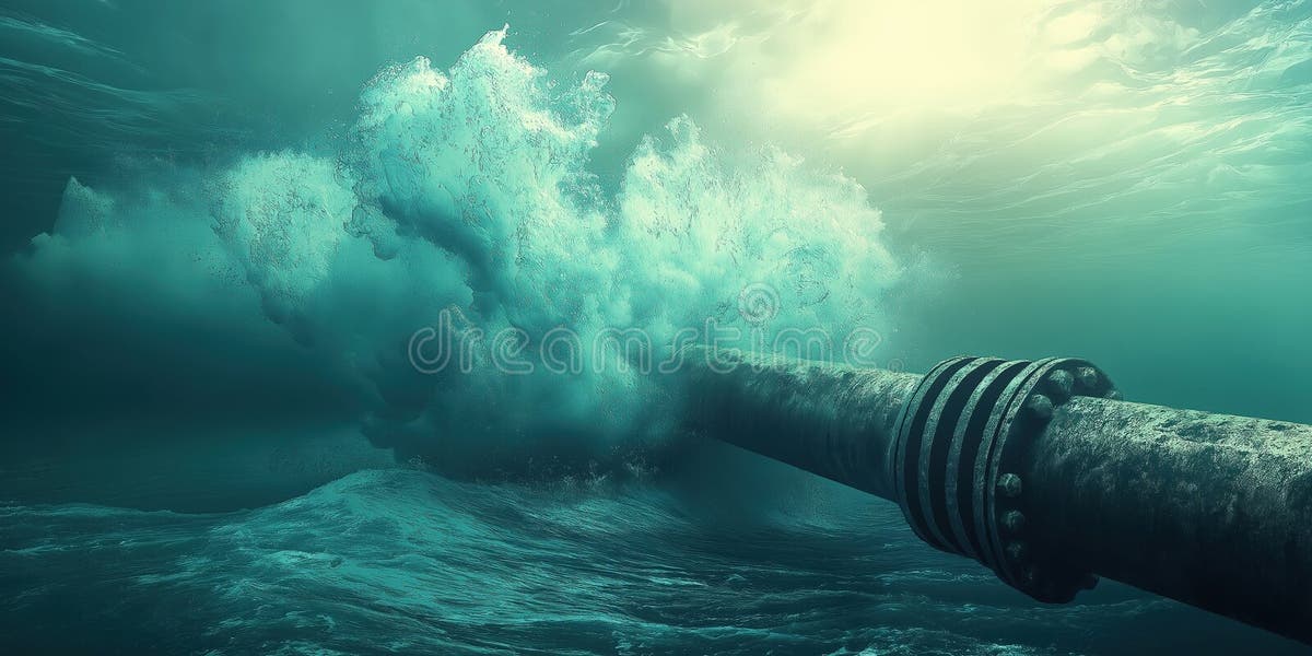 Underwater Pipe Leak Stock Illustrations – 112 Underwater Pipe Leak ...