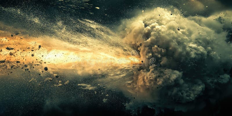 Underwater Gas Pipe Explosion Creating a Catastrophic Environmental ...