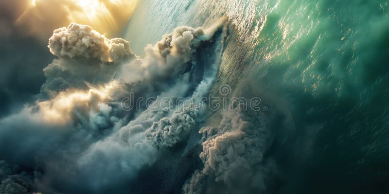 Underwater Gas Pipeline Explosion Creating a Massive Methane Eruption ...