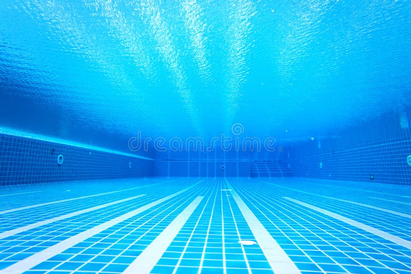 The Underwater Image of the Swimming Pool at the Resort Stock Image ...