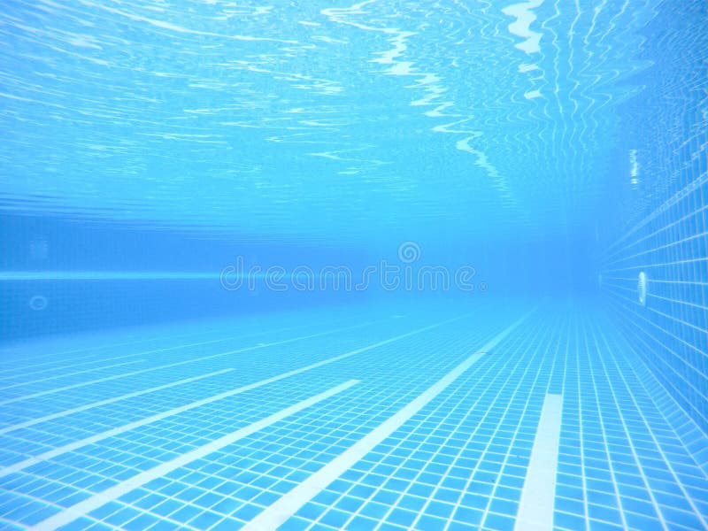 The Underwater Image of the Swimming Pool at the Resort Stock Photo ...