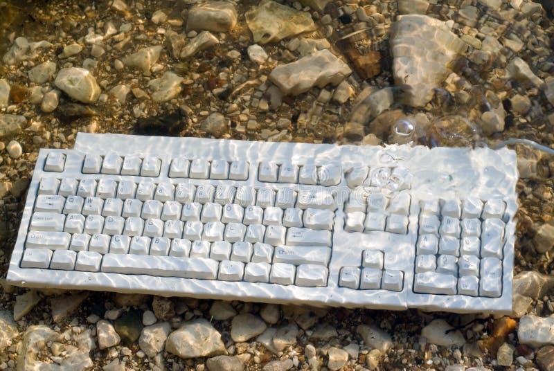 Underwater Keyboard stock photo. Image of electronics - 5793004