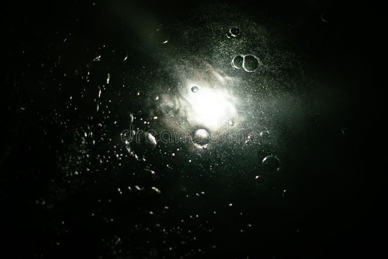 Underwater of a Light Reflecting in To the Water Stock Photo - Image of ...