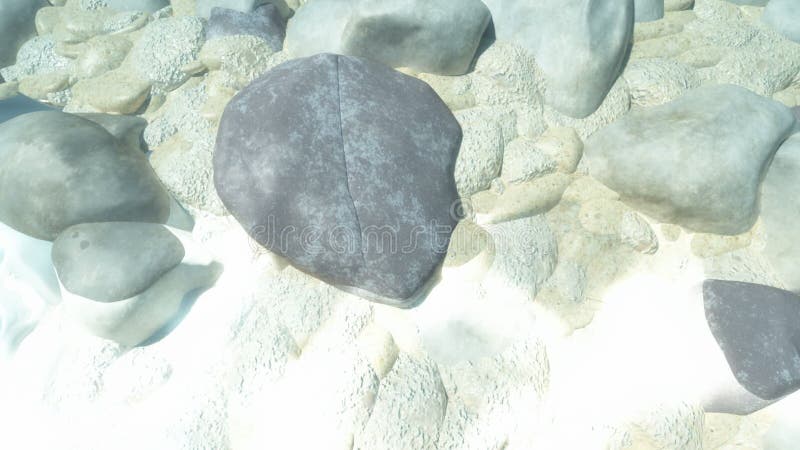 Underwater Sun Light Effect in Blue Tone, 4K Video. Stock Footage ...