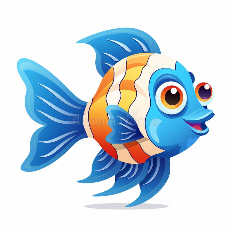 Underwater Magic Fish Illustration Stock Illustration - Illustration of ...