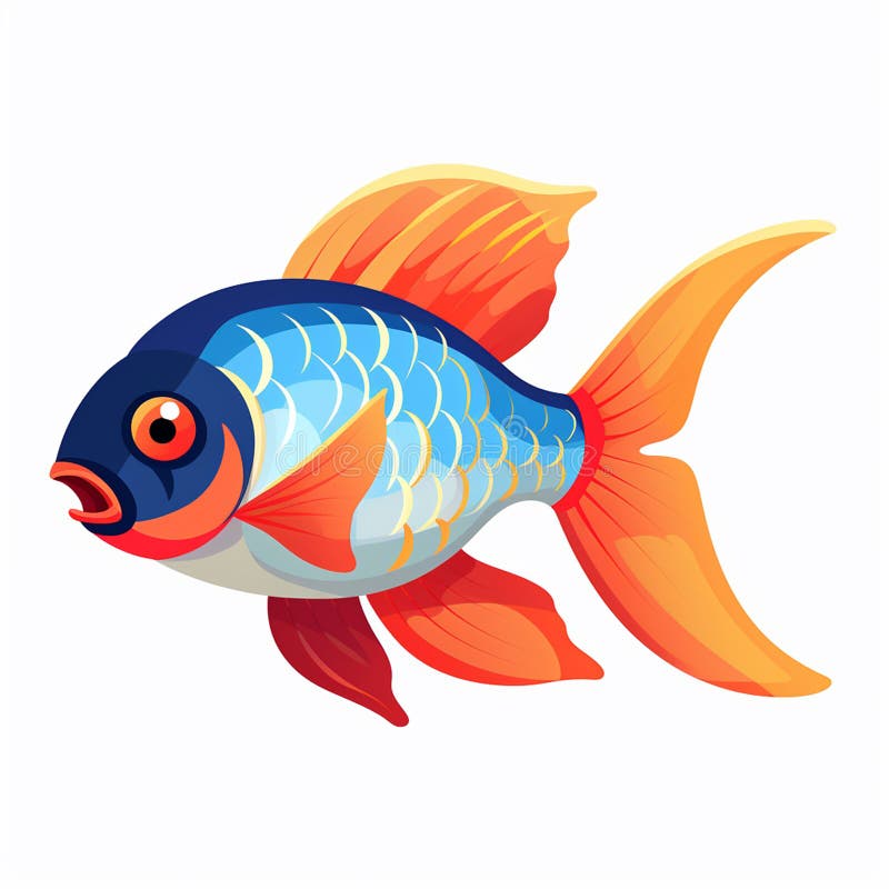 Underwater Magic Fish Illustration Stock Illustration - Illustration of ...
