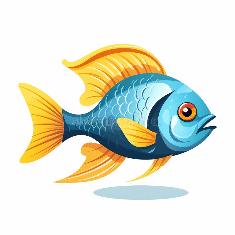 Underwater Magic Fish Illustration Stock Illustration - Illustration of ...