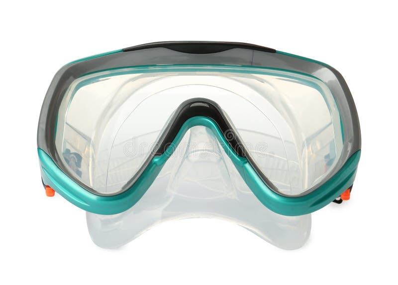 Underwater Mask Isolated on White. Diving Equipment Stock Photo - Image ...