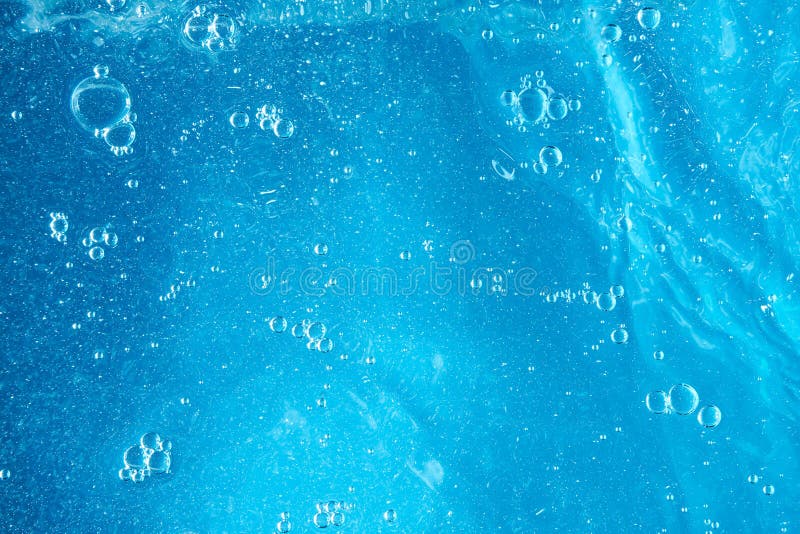 Underwater Near Ocean Surface with Rising Bubbles in Blue Sea Stock ...