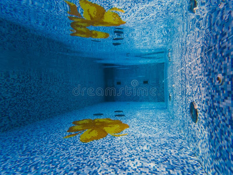 Underwater Photo in the Rakvere Spa Pool Stock Image - Image of clear ...