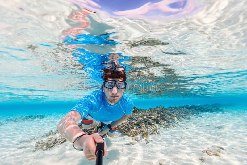 Man diving stock image. Image of person, people, scuba - 92492141