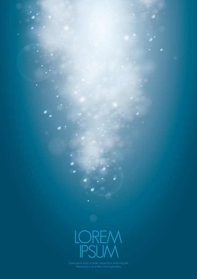 Underwater Poster. Vector Illustration Decorative Design Stock Vector ...