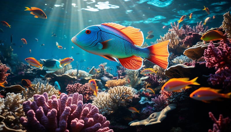Underwater Reef, Fish, Nature, Animal, Coral, Multi Colored, Tropical ...