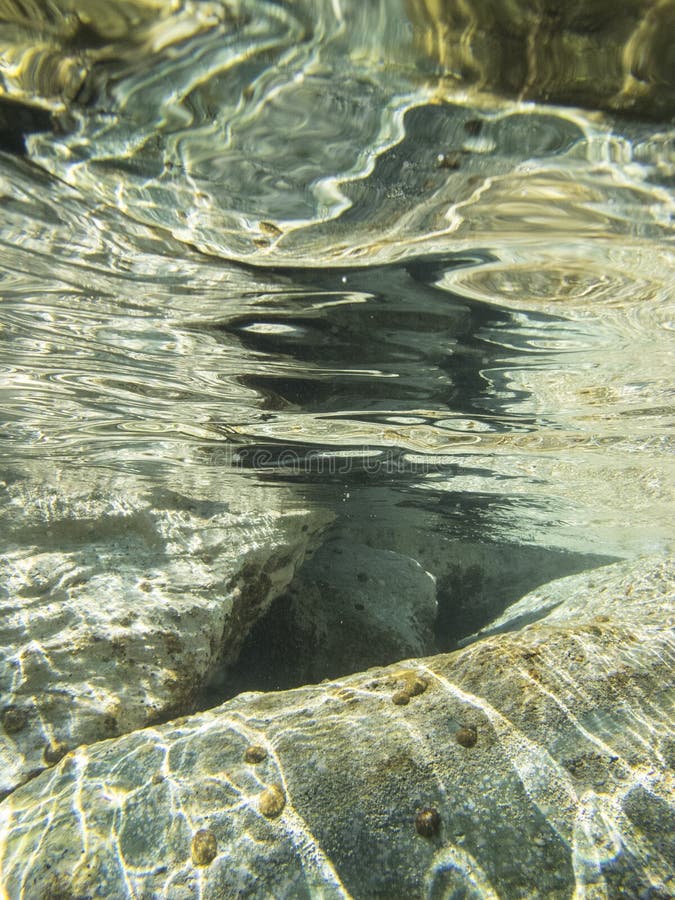 Underwater reflections stock image. Image of shallow - 47772035